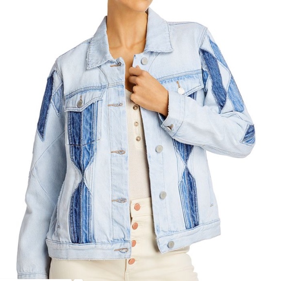 Blank NYC | Jackets & Coats | Blank Nyc Patchwork Denim Jacket Size Xs ...